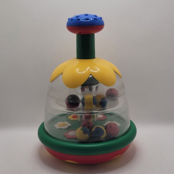 Toys | Daisy Ball Spinner By Chicco Spinning Top Toy For Babies And ...